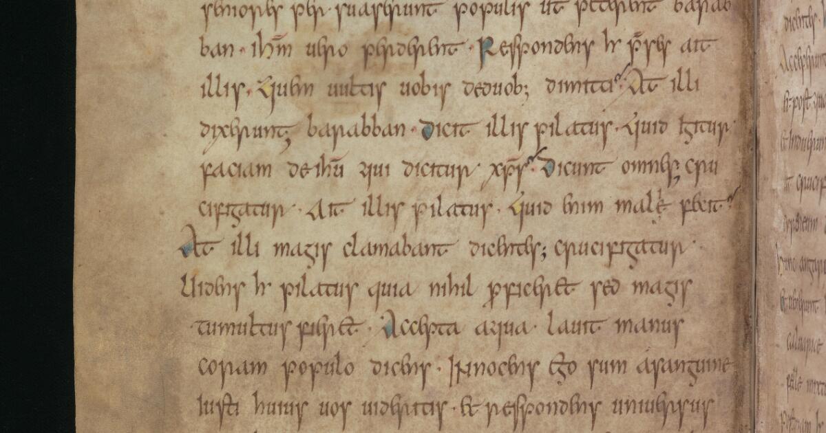 Western Medieval Manuscripts : Prayerbook ('The Book of Cerne')