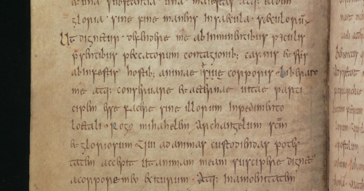 Western Medieval Manuscripts : Book of Cerne