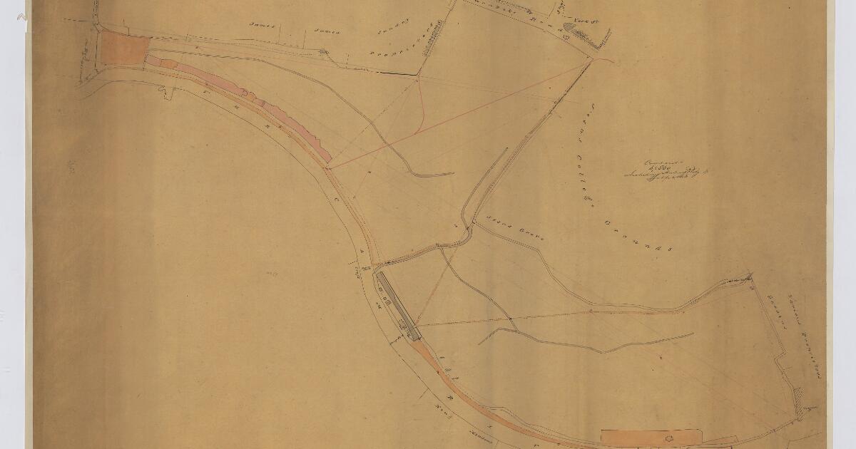 Maps : [Tracing of a plan of Midsummer Common, Cambridge]