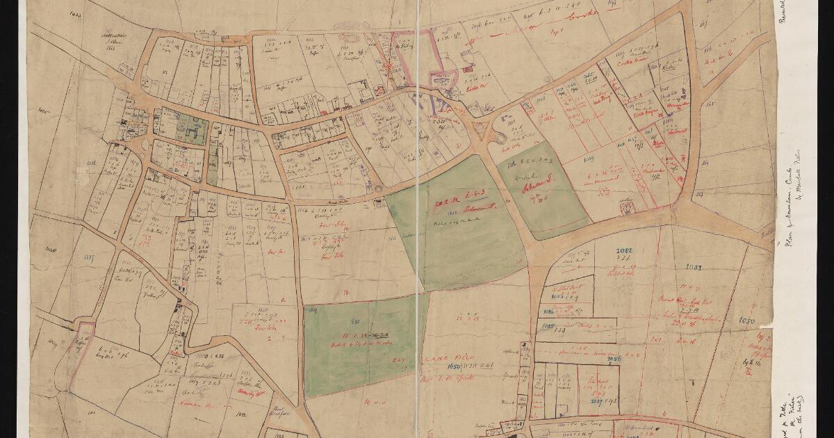 Maps : [A plan of the village of Little Downham, Cambridgeshire ...