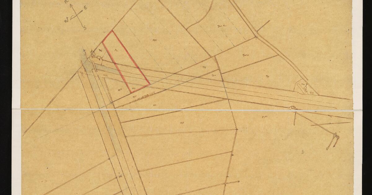 Maps : [Plan of the land around the junction of the River Lark and ...