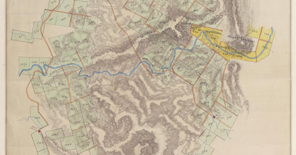 Maps : Plan of the Barossa special survey