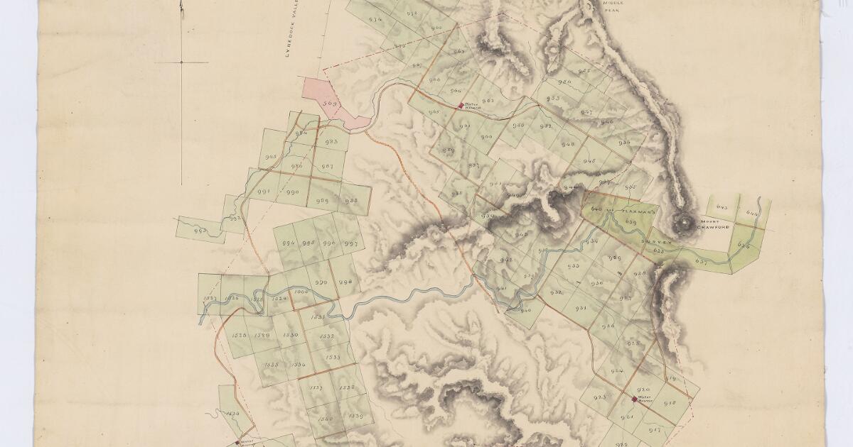 Maps : Plan of the Barossa special survey