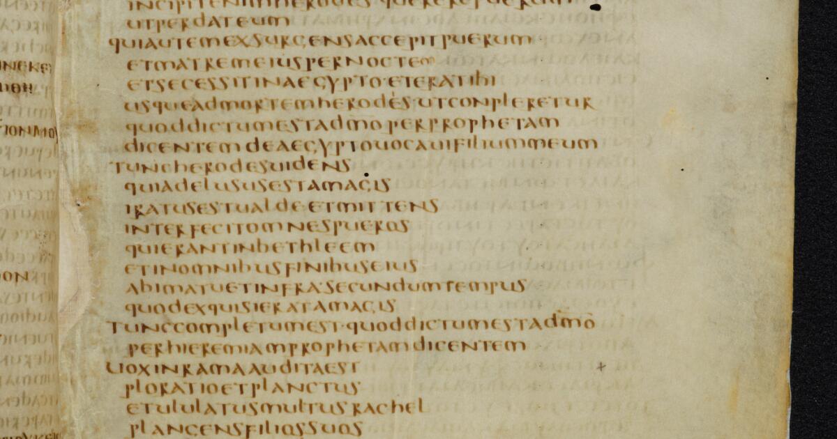 Western Medieval Manuscripts : Codex Bezae