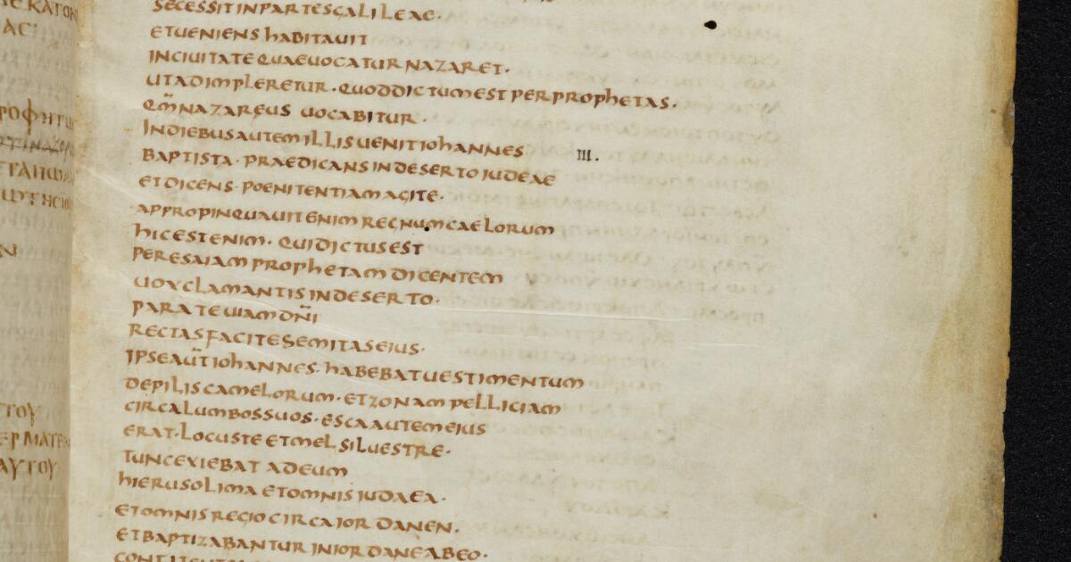 Western Medieval Manuscripts : Codex Bezae