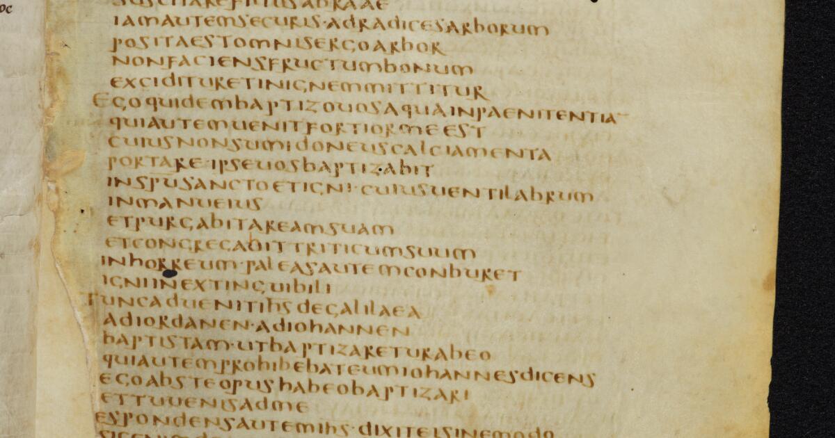 Western Medieval Manuscripts : Codex Bezae