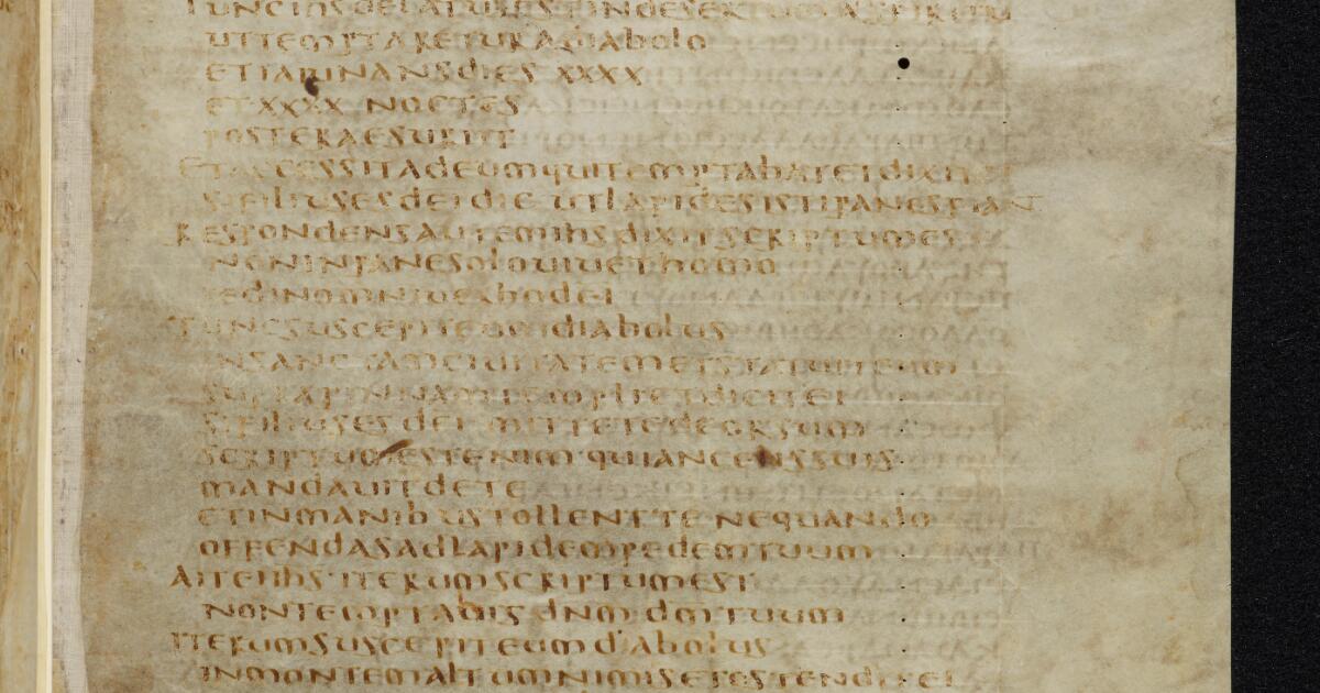 Western Medieval Manuscripts : Codex Bezae