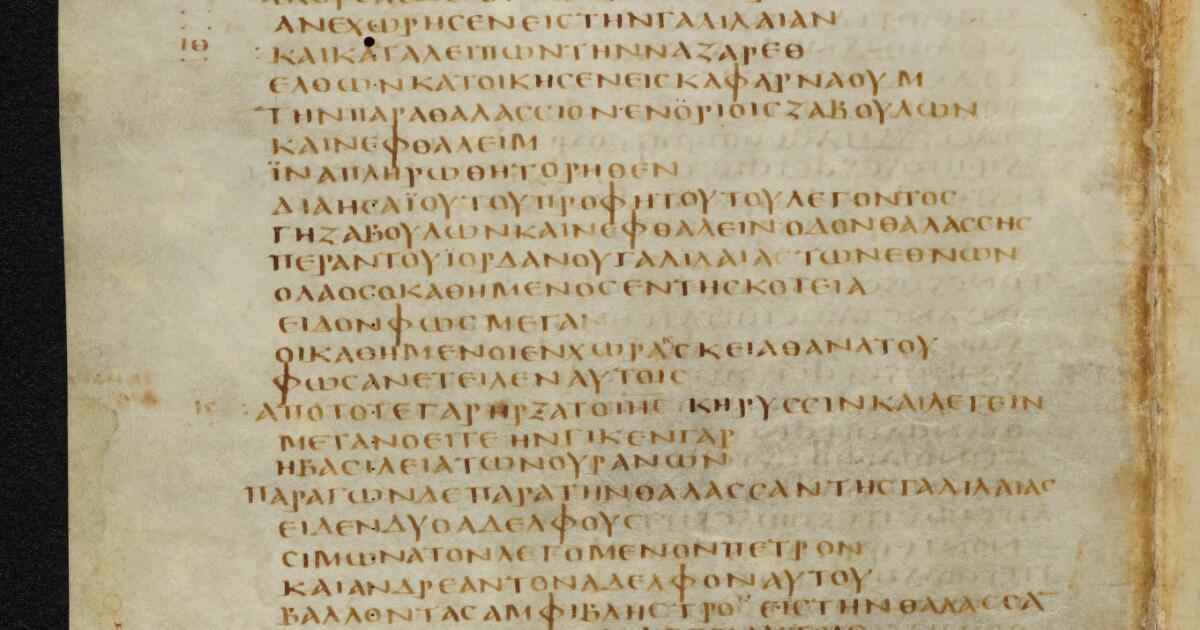 Western Medieval Manuscripts : Codex Bezae