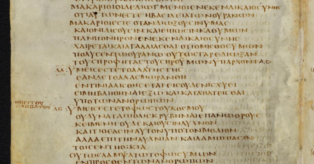 Western Medieval Manuscripts : Codex Bezae