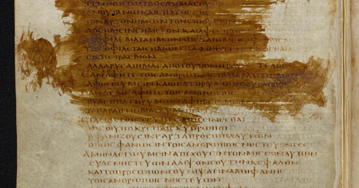 Western Medieval Manuscripts : Codex Bezae