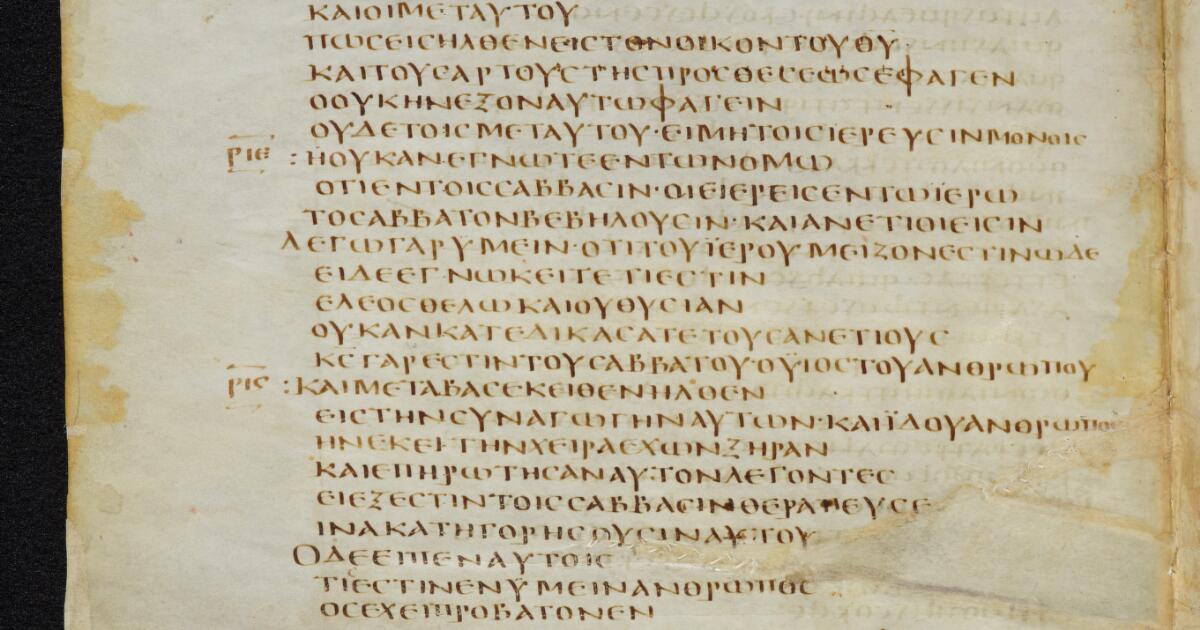 Western Medieval Manuscripts : Codex Bezae