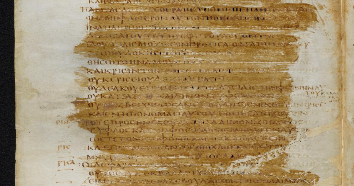 Western Medieval Manuscripts : Codex Bezae