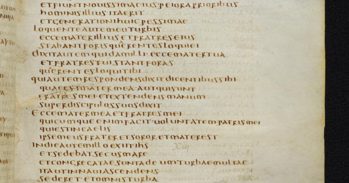 Western Medieval Manuscripts : Codex Bezae