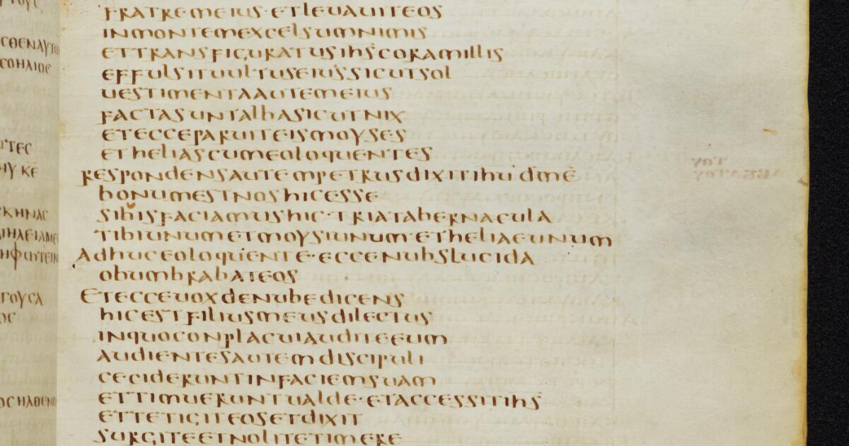Western Medieval Manuscripts : Codex Bezae