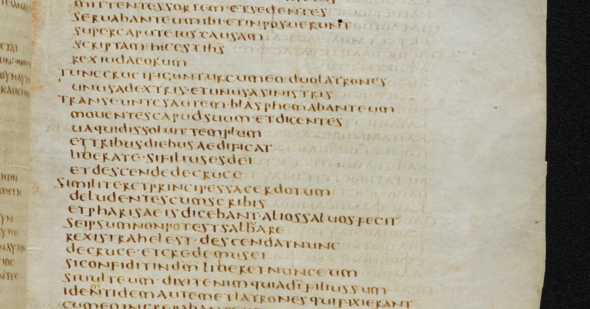 Western Medieval Manuscripts : Codex Bezae