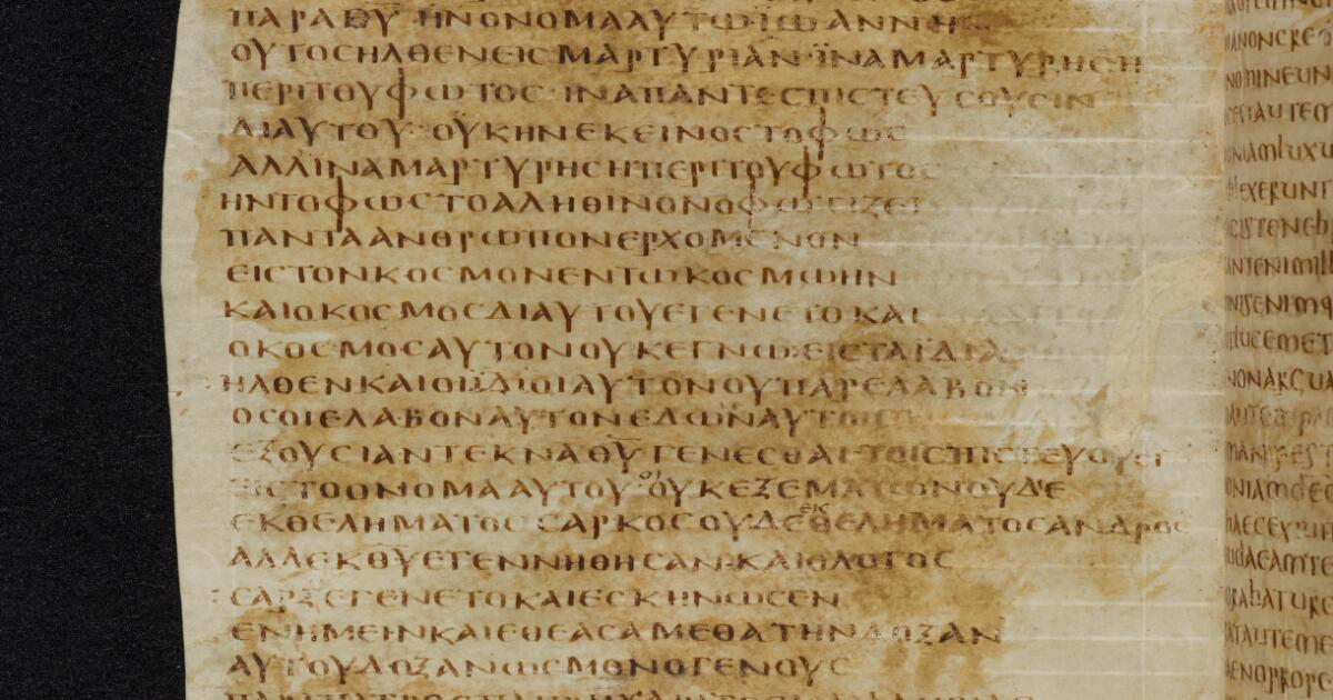 Western Medieval Manuscripts : Codex Bezae