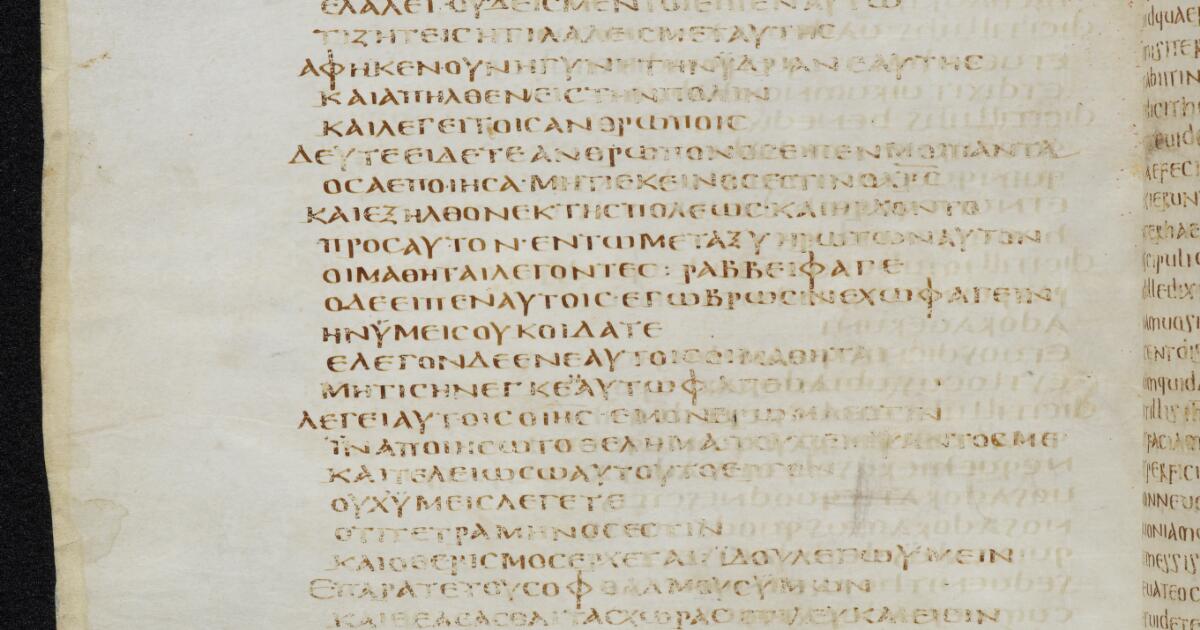Western Medieval Manuscripts : Codex Bezae