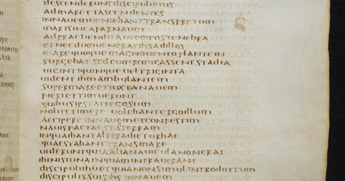 Western Medieval Manuscripts : Codex Bezae