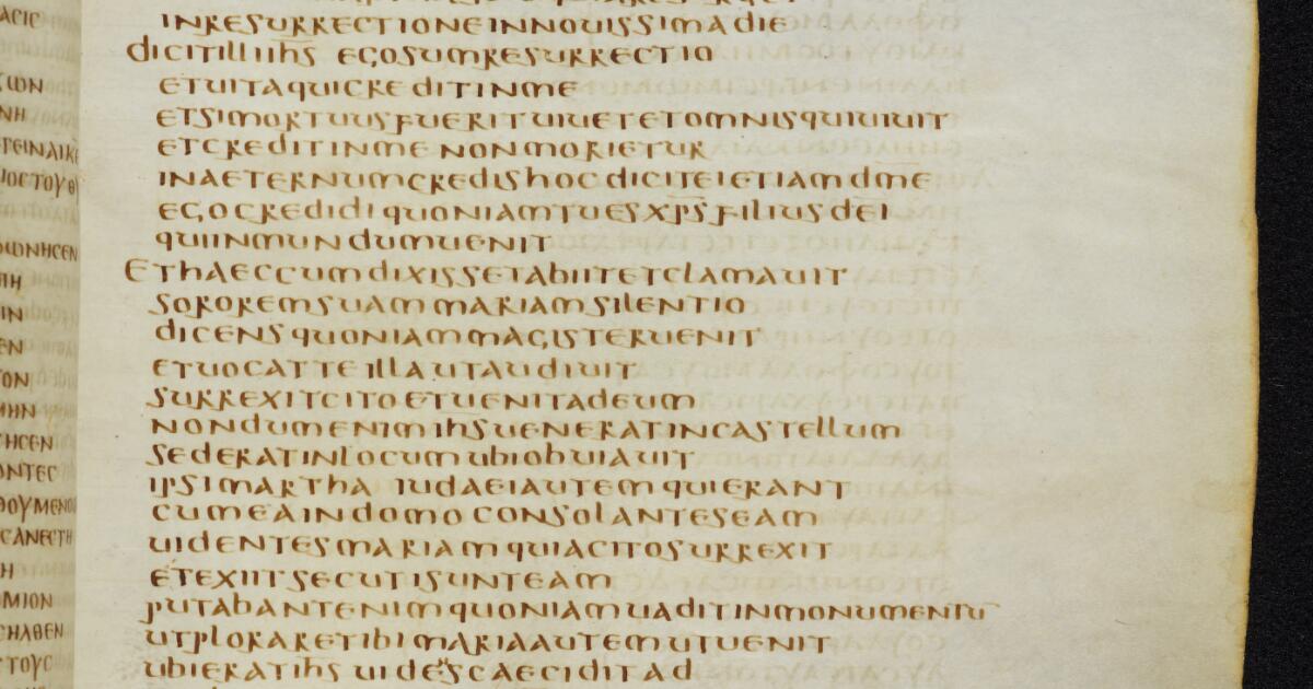 Western Medieval Manuscripts : Codex Bezae