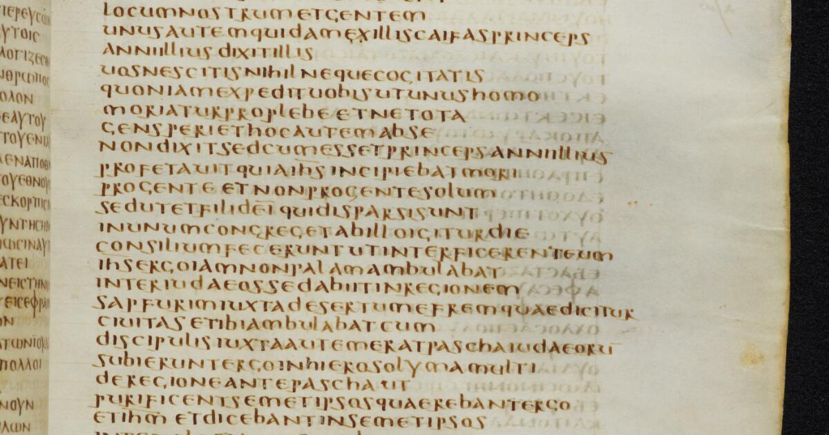 Western Medieval Manuscripts : Codex Bezae