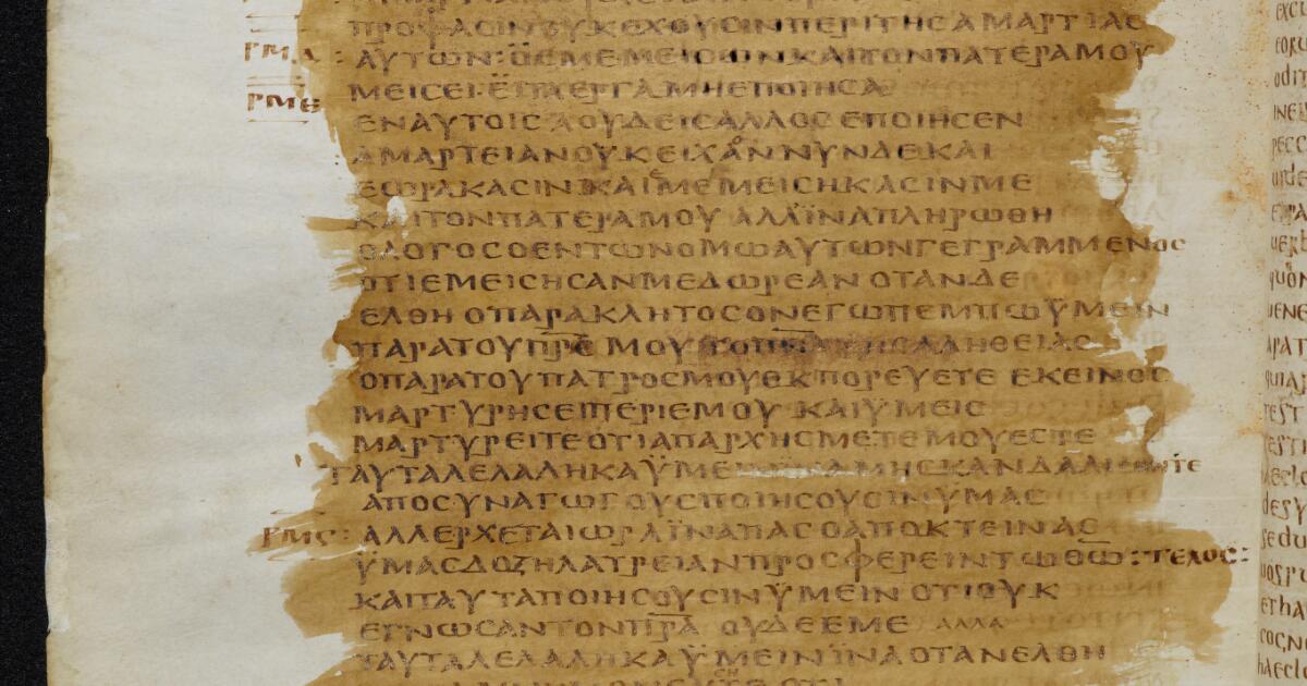 Western Medieval Manuscripts : Codex Bezae