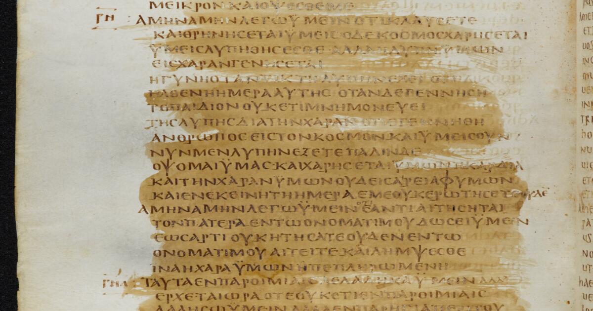 Western Medieval Manuscripts : Codex Bezae