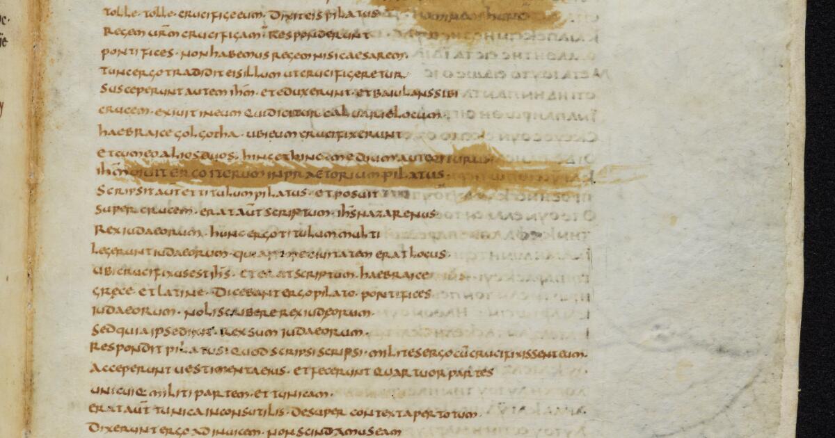 Western Medieval Manuscripts : Codex Bezae