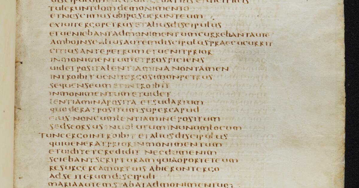 Western Medieval Manuscripts : Codex Bezae