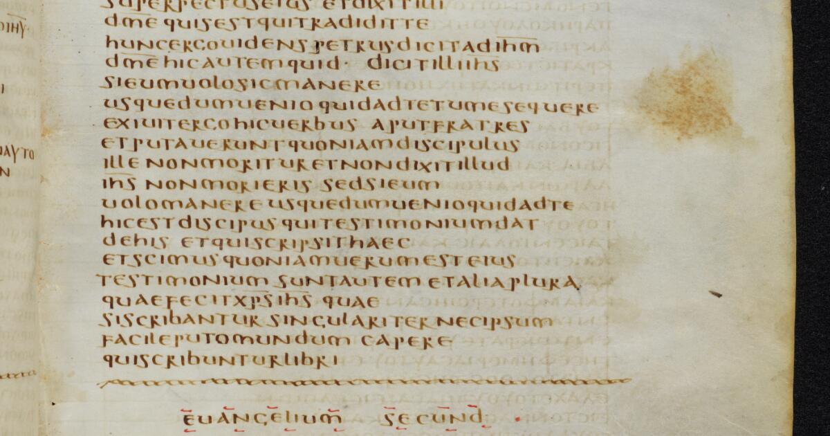 Western Medieval Manuscripts : Codex Bezae