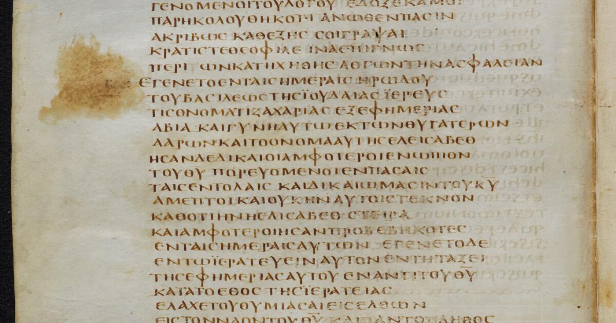 Western Medieval Manuscripts : Codex Bezae