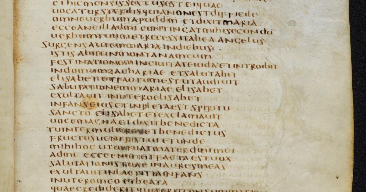 Western Medieval Manuscripts : Codex Bezae
