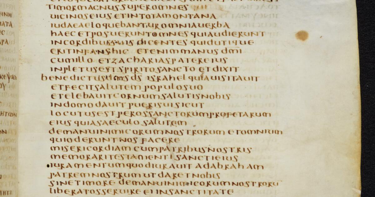 Western Medieval Manuscripts : Codex Bezae