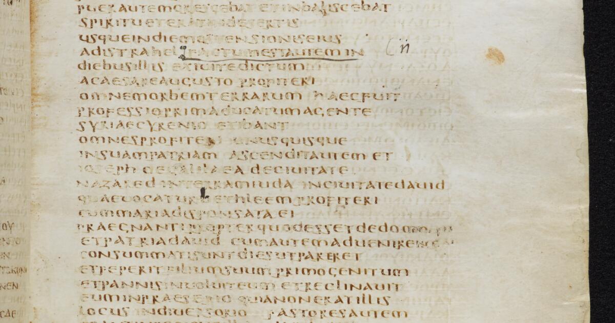 Western Medieval Manuscripts : Codex Bezae