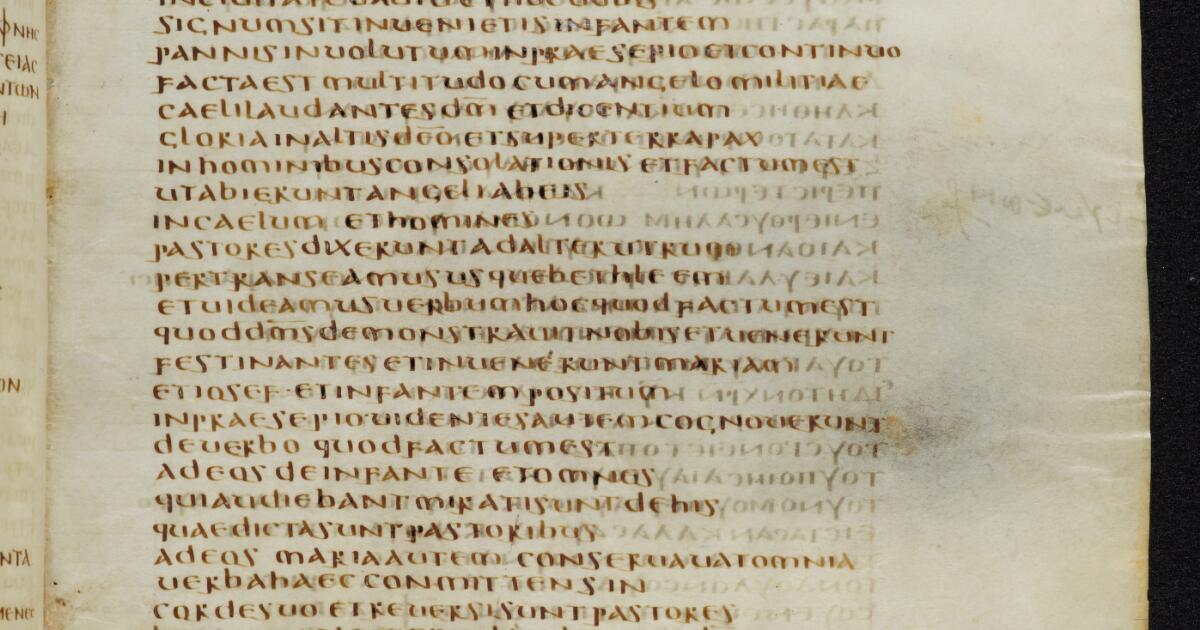 Western Medieval Manuscripts : Codex Bezae