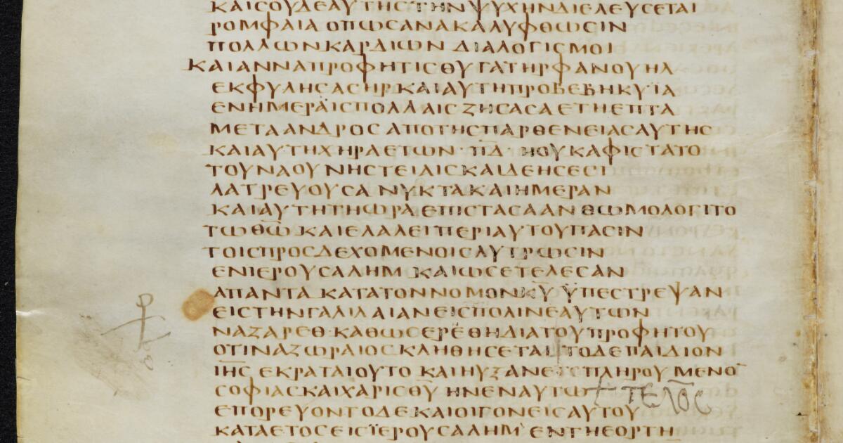 Western Medieval Manuscripts : Codex Bezae