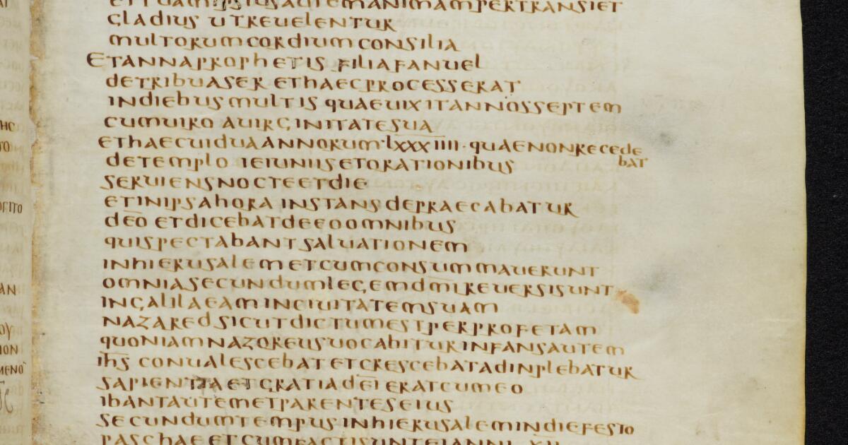 Western Medieval Manuscripts : Codex Bezae