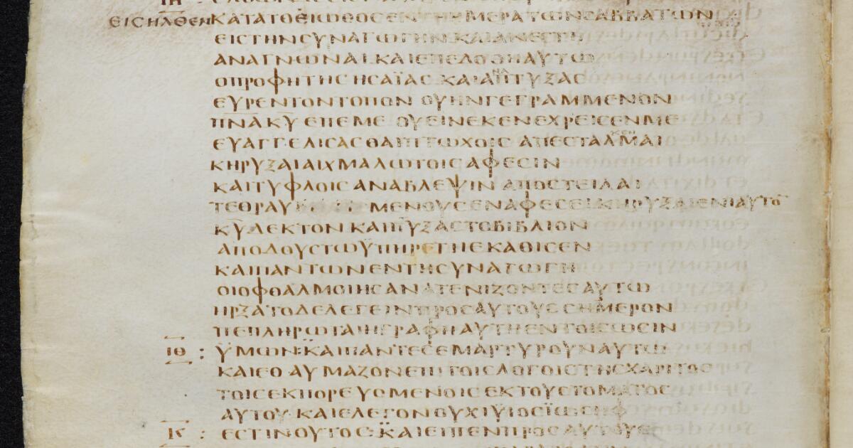 Western Medieval Manuscripts : Codex Bezae