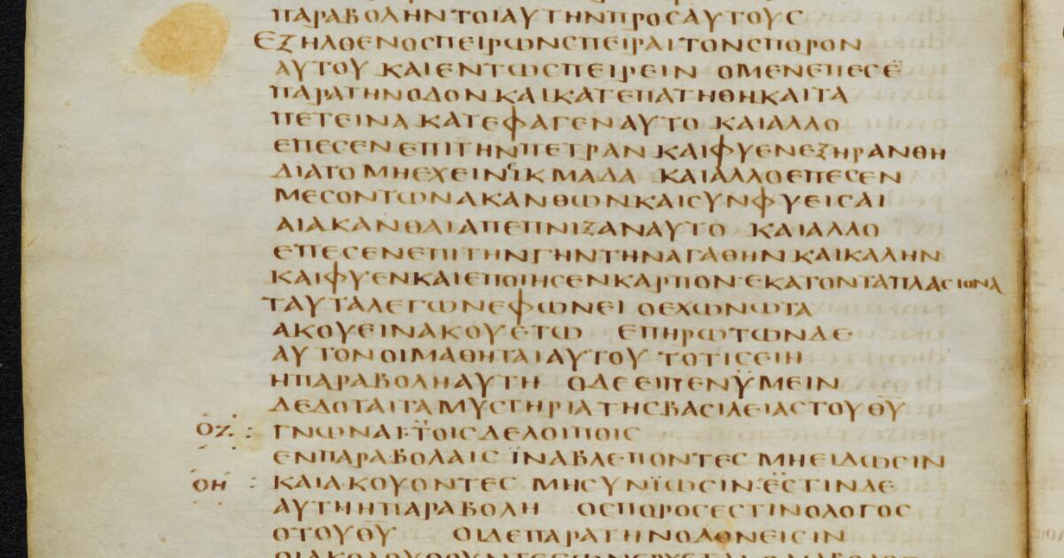 Western Medieval Manuscripts : Codex Bezae