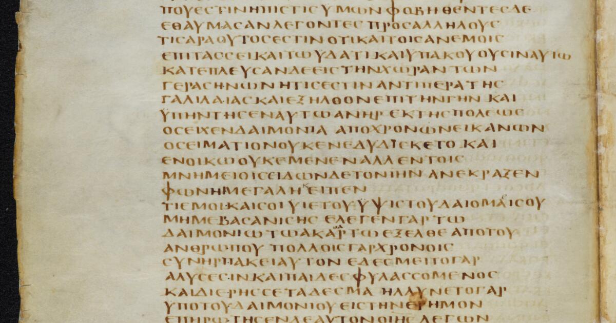 Western Medieval Manuscripts : Codex Bezae