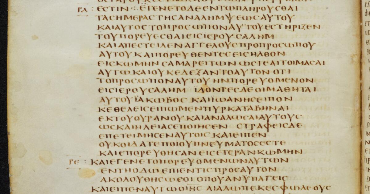 Western Medieval Manuscripts : Codex Bezae