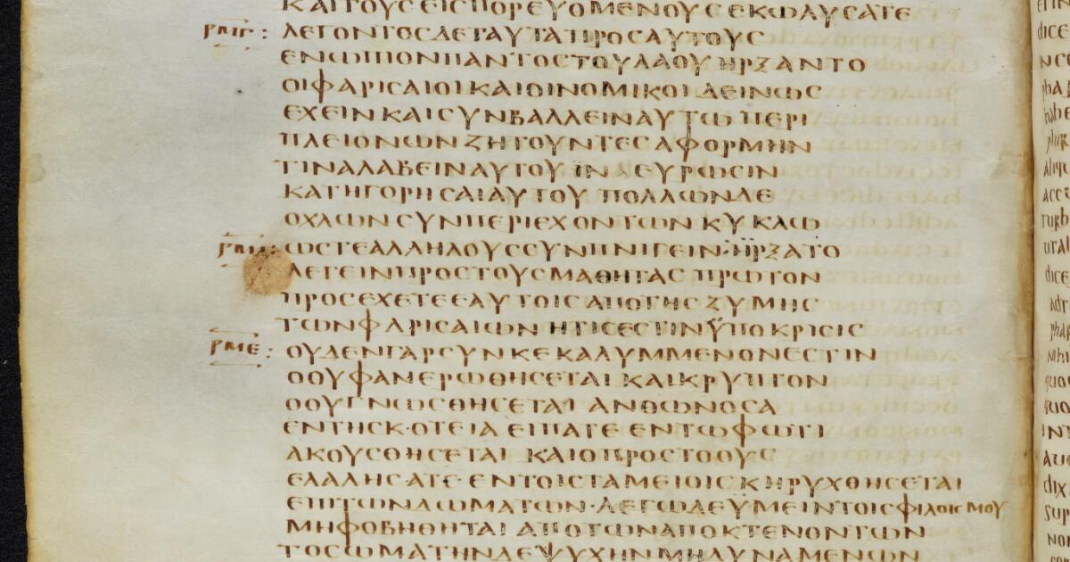 Western Medieval Manuscripts : Codex Bezae