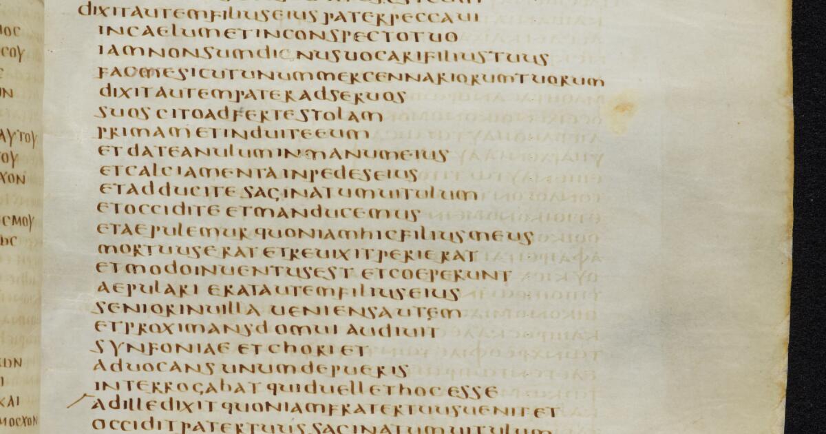 Western Medieval Manuscripts : Codex Bezae