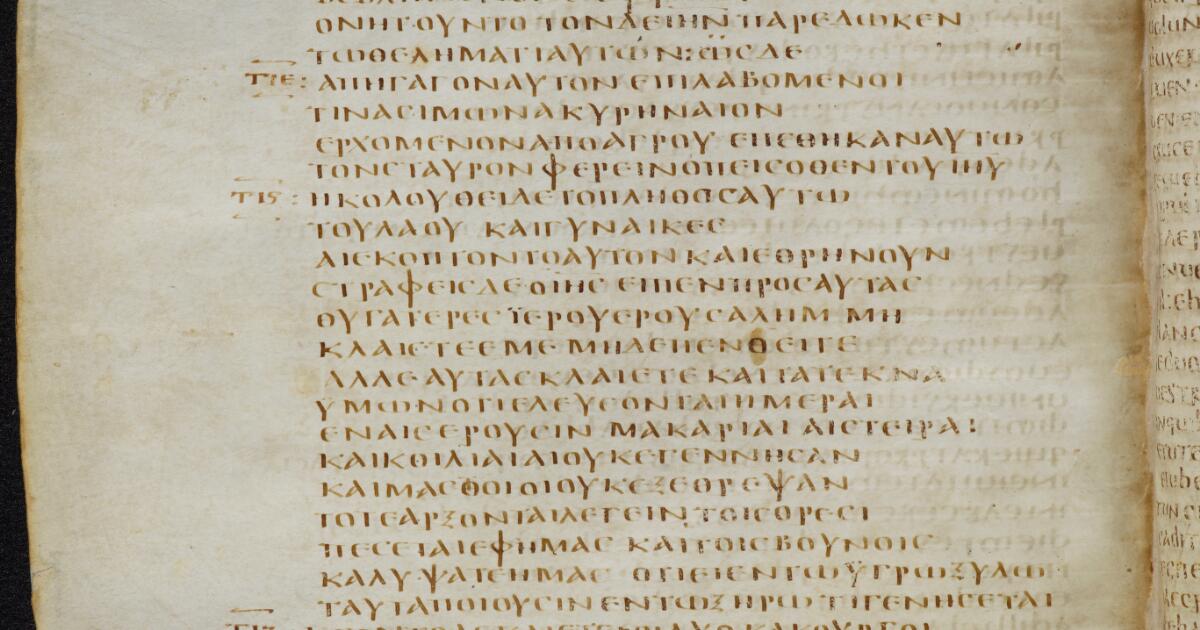 Western Medieval Manuscripts : Codex Bezae