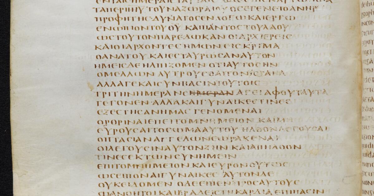 Western Medieval Manuscripts : Codex Bezae