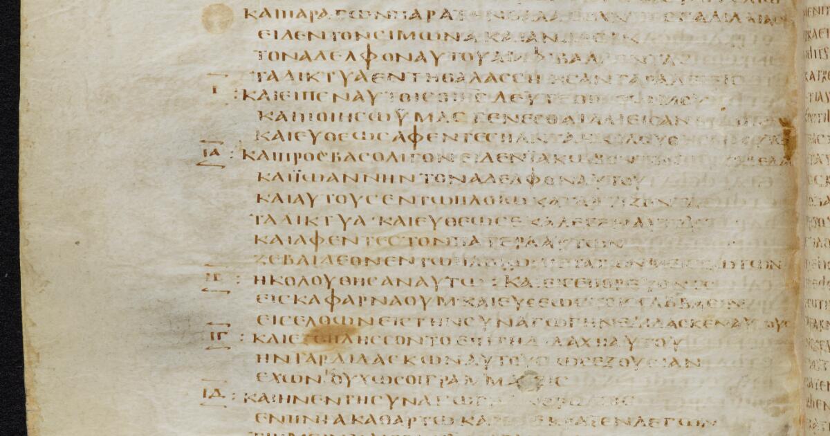 Western Medieval Manuscripts : Codex Bezae