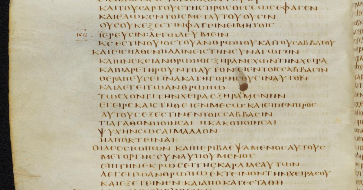 Western Medieval Manuscripts : Codex Bezae