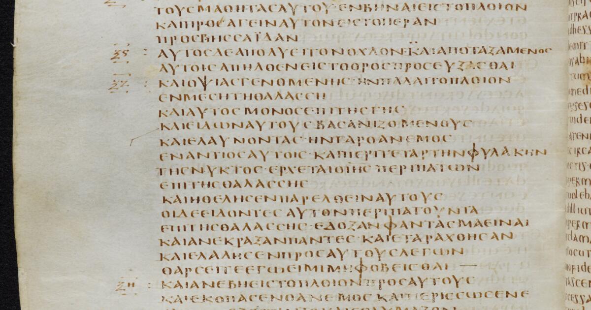 Western Medieval Manuscripts : Codex Bezae