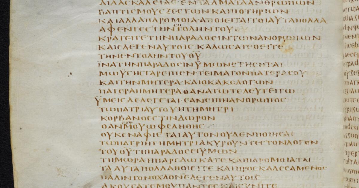 Western Medieval Manuscripts : Codex Bezae