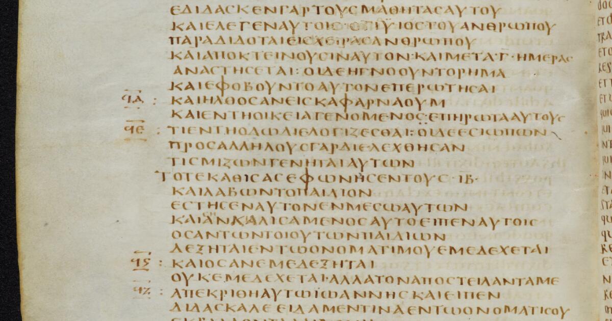 Western Medieval Manuscripts : Codex Bezae