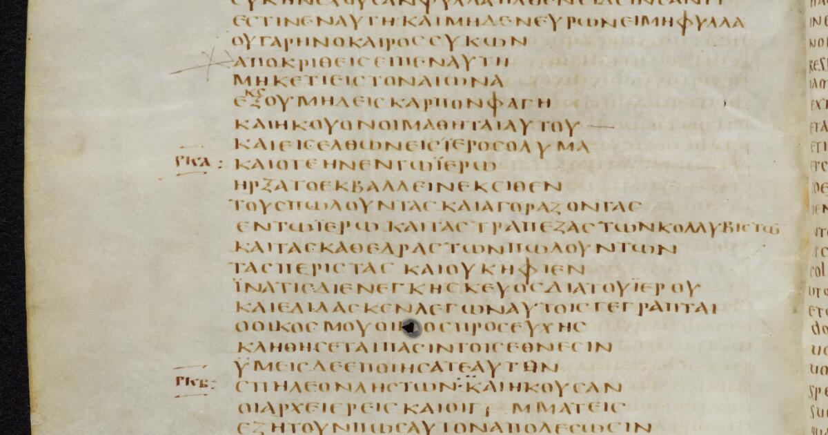 Western Medieval Manuscripts : Codex Bezae